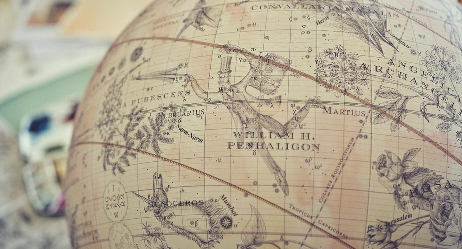 YOU CRAFTY THING: NAVIGATING THE GLOBE WITH JONATHAN WRIGHT | Penhaligon's
